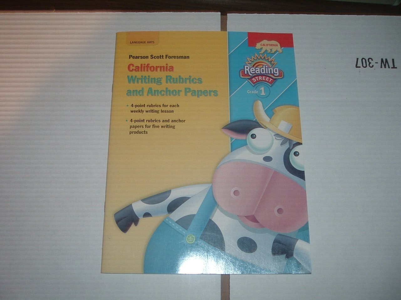 Reading Street Grade 1 California Writing Rubrics and Anchor Papers ...