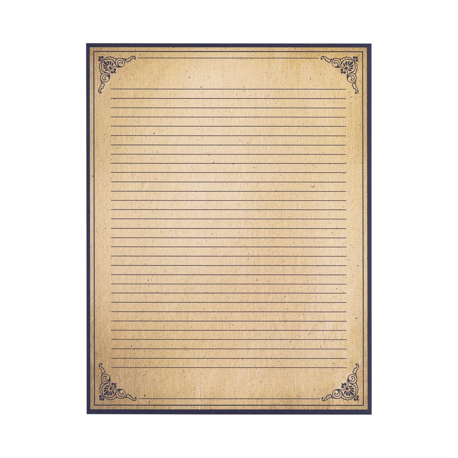 Buy 96-Sheets of Letter-Size Vintage-Style Lined Stationery Writing ...