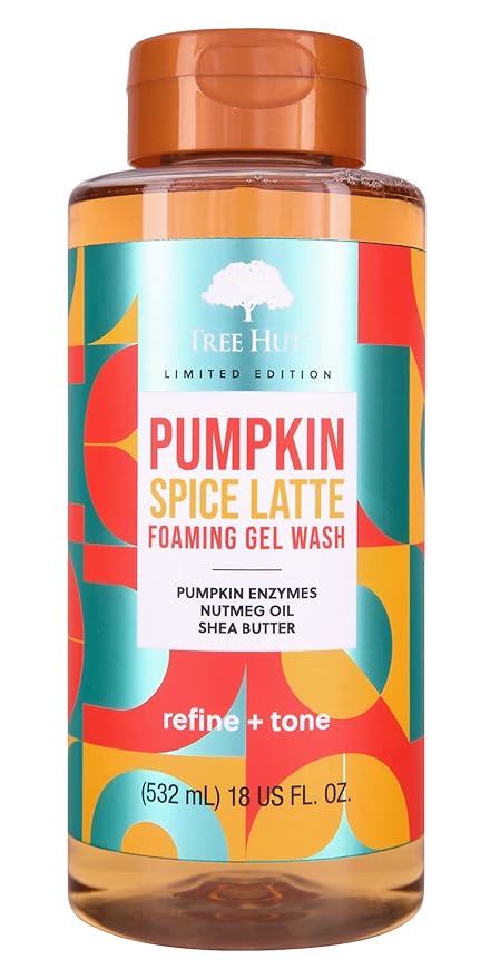 Amazon.com : Tree Hut Pumpkin Spice Latte | Cleanse & Soothe Skin ...