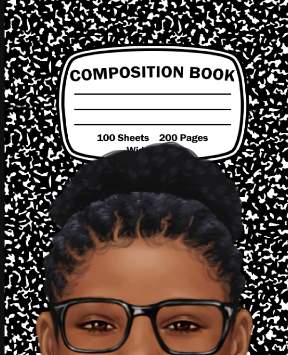 Beautiful Blank Lined 120 page Composition Journal featuring a ...