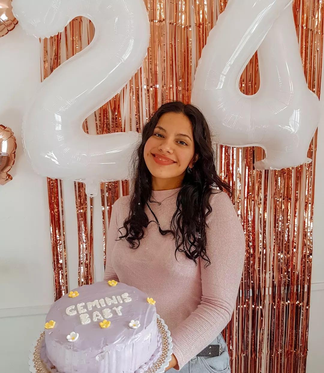 Snapklik.com : White 4 Balloon, Translucent Number Balloons 40 Inch ...