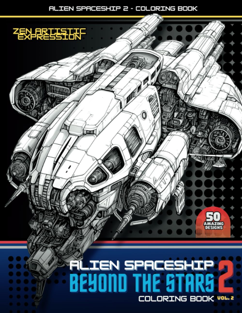 Amazon.com: Alien Spaceship 2 Coloring Book: Get ready to embark on a ...