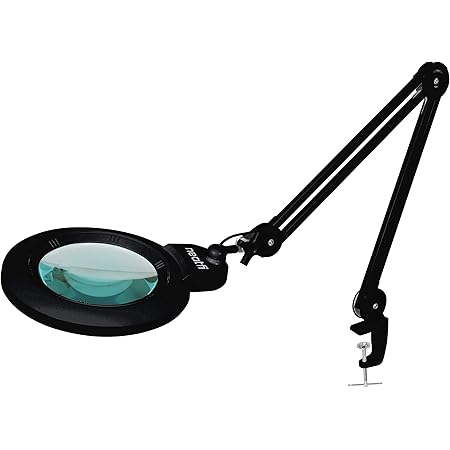 Brightech LightView PRO Magnifying Desk Lamp, 2.25x Light Magnifier ...