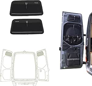 Amazon.com: VanEssential Rear Door UPPER Storage Panels (Pair) Designed ...