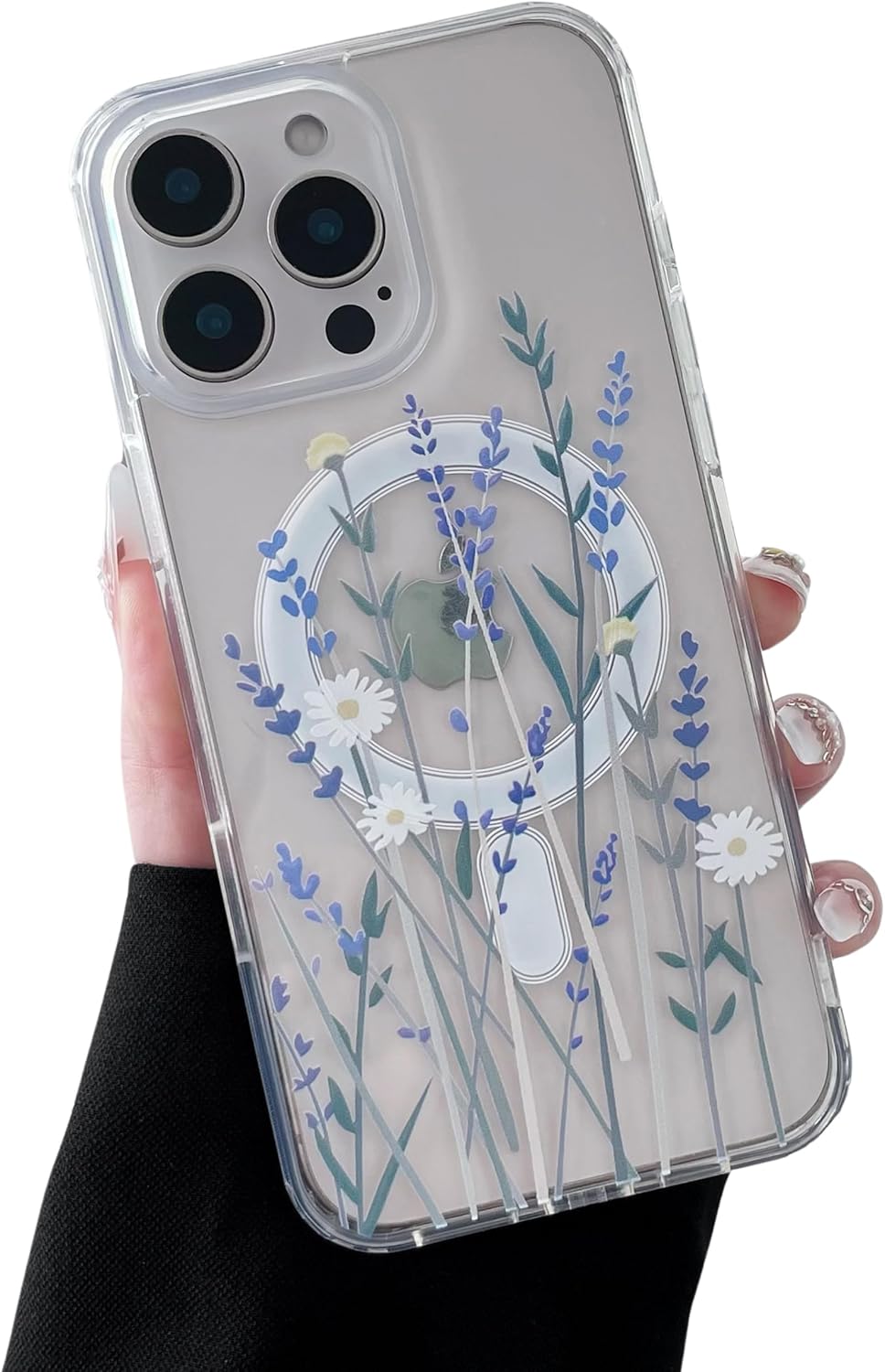 Amazon.com: ZTOFERA for iPhone 16 Pro Max Magnetic Case Compatible with Magsafe,Aesthetic Floral ...