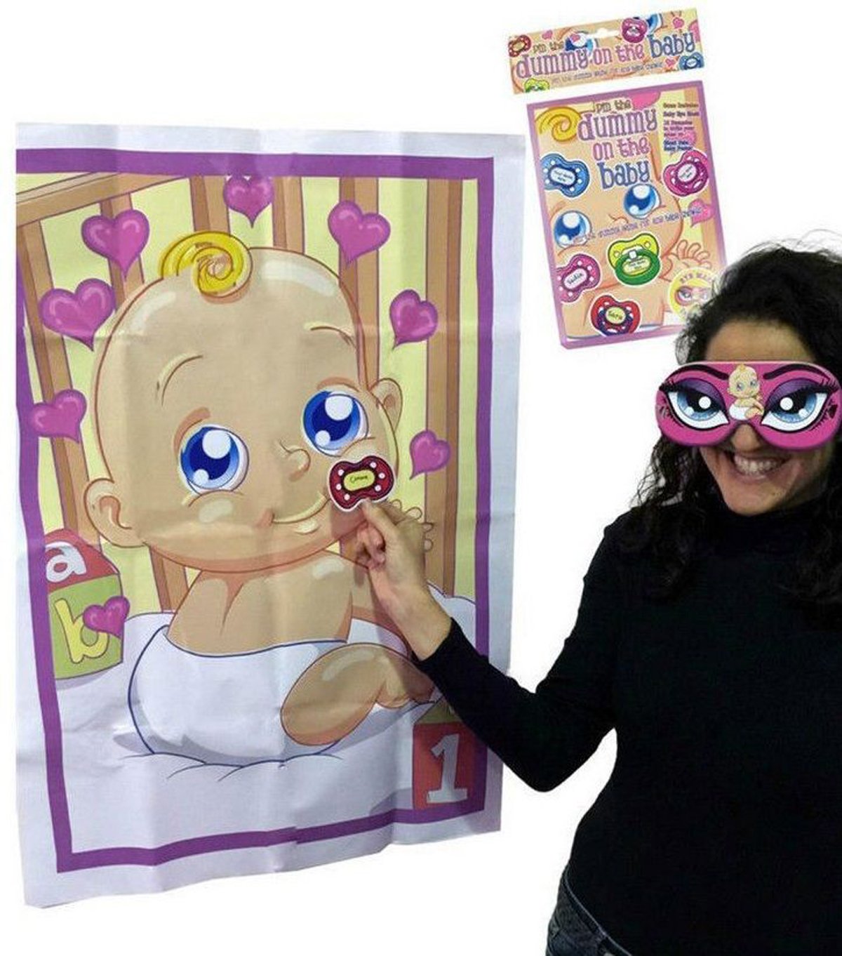 Buy Adults Pin The Dummy On The Baby Shower Secret Revealed Party Game ...