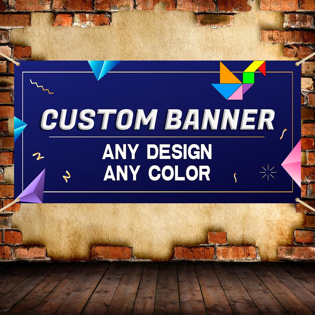 Amazon.com: Yshsaiwj Custom Banners Personalized Banners and Signs ...