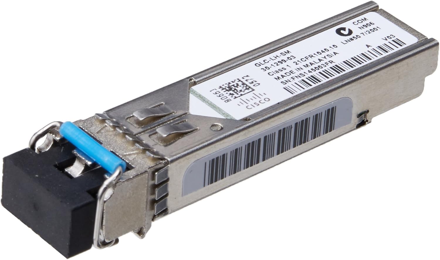 Amazon.com: Cisco Módulo del transmisor-receptor de GLC-LH-SM 1000BASE-LX/LH SFP : Electrónica