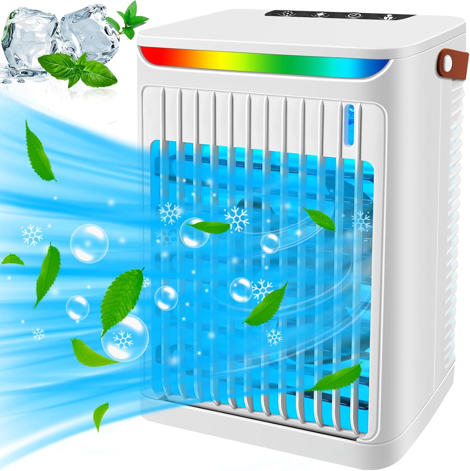 Amazon.com: Portable Air Conditioners Fan - Portable AC Mini Air Cooler ...