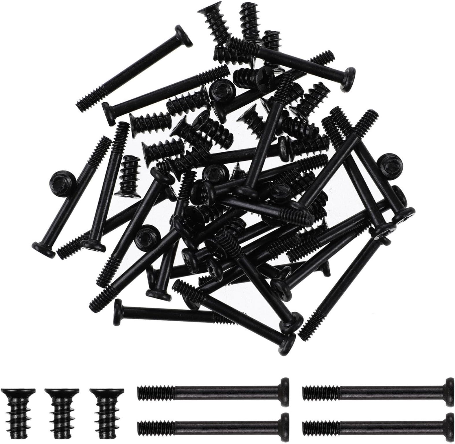 Amazon.com: Water Cooling Radiator Fitting Screws Fan Mounting Screw ...