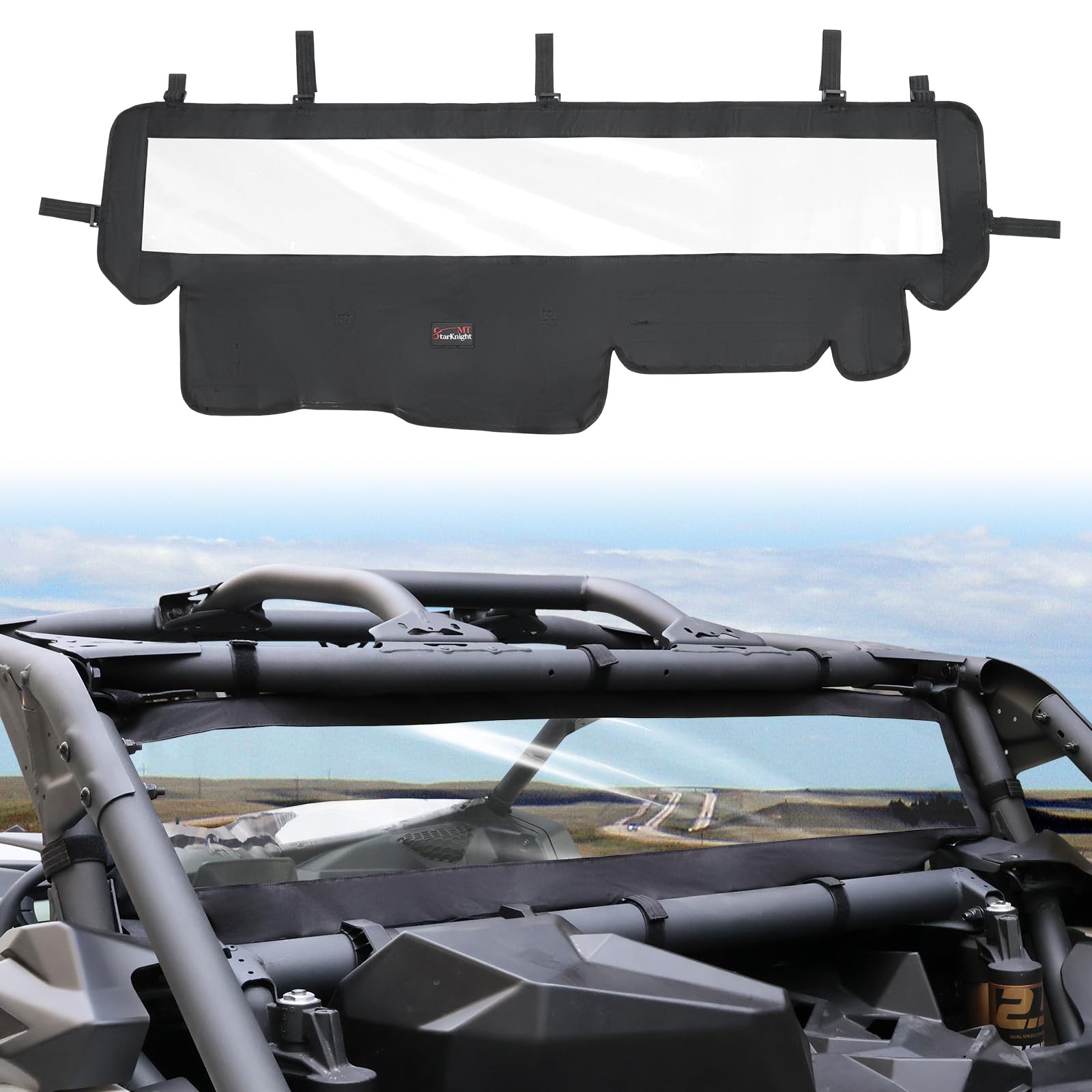 Amazon.com: StarknightMT X3 Rear Windshield Soft X3 Back Window ...