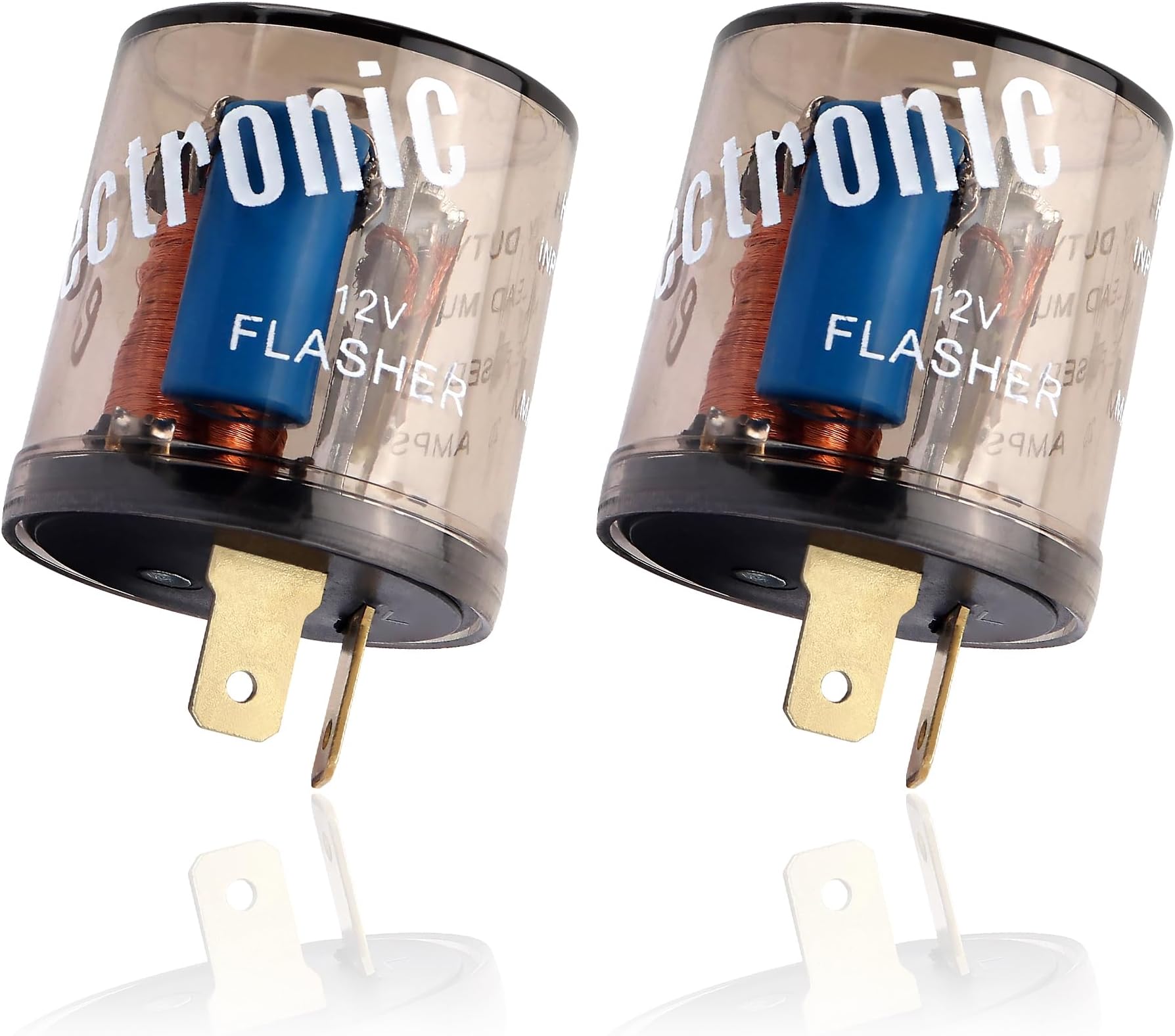 Amazon.com: 2PCS Flasher Relay,2 Pin 12V Turn Signal Relay Car ...