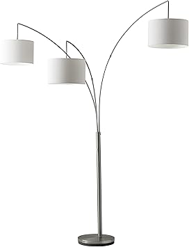 Amazon.com: Adesso 4238-22 Trinity Arc Lamp, 74 in., 3 x 100W ...