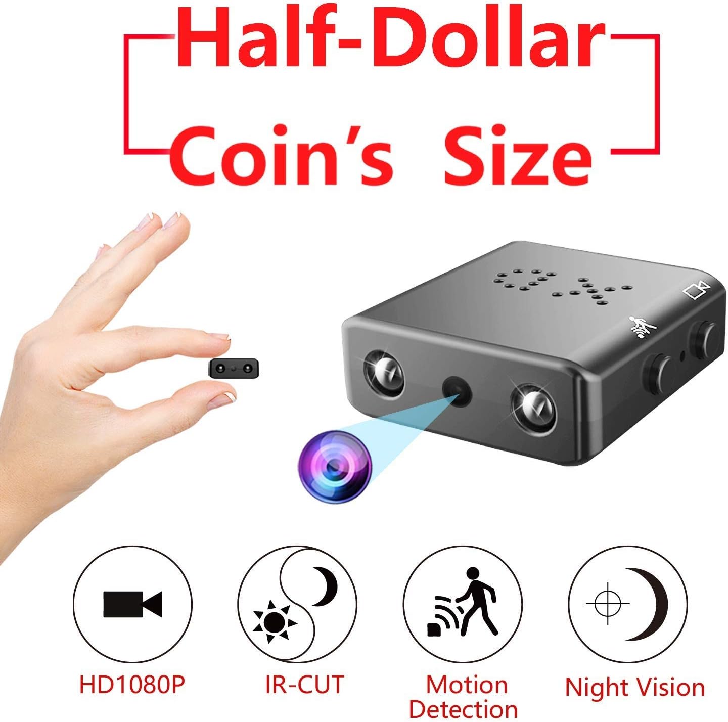 GXSLKWL Smallest Hidden Spy Camera 1080P Mini Secret HD Conceal Nanny gxslkwl-smallest-hidden-spy-camera-1080p-mini-secret-hd-conceal-nanny