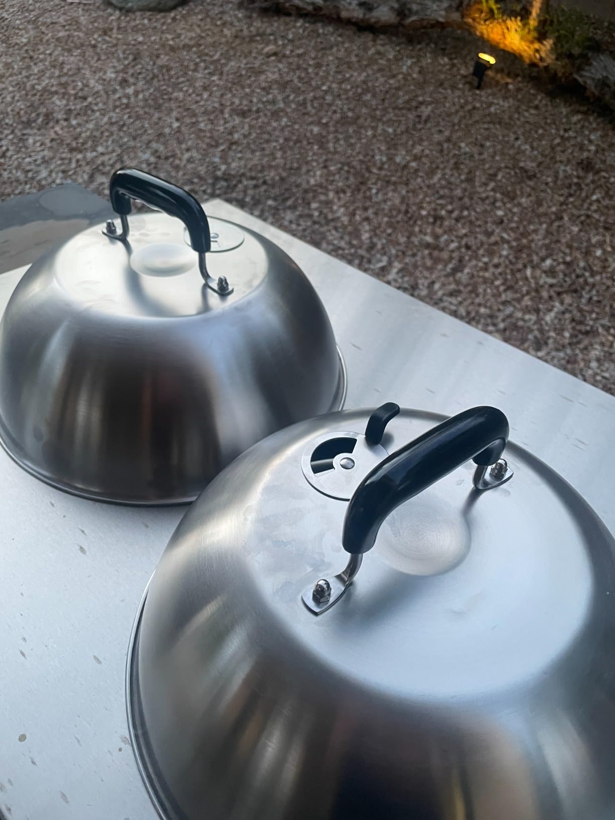 Amazon.com: Cheese Melting Dome Set of 2(12 inch), Joyfair Large ...