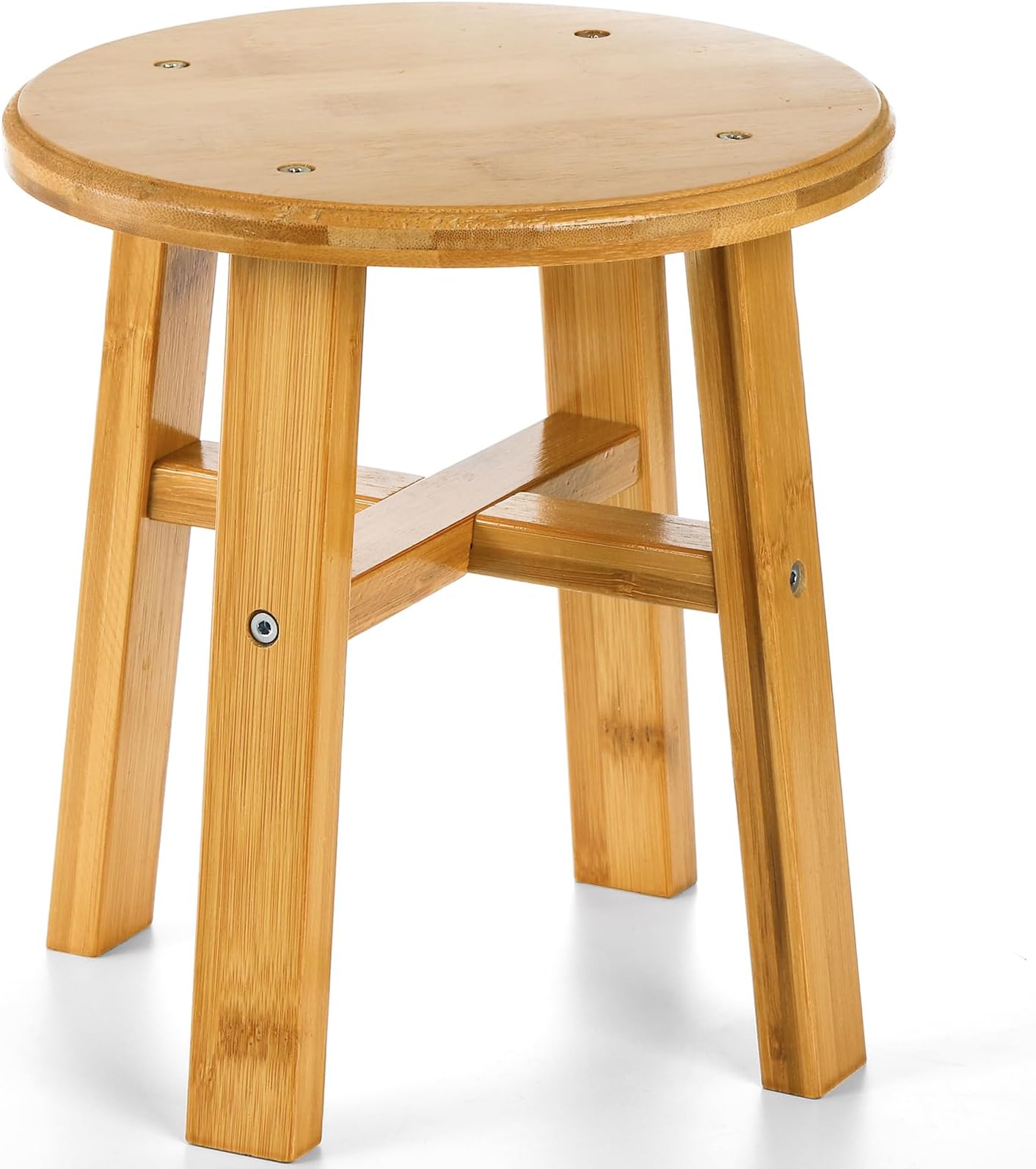 Amazon.com: Yesland Wood Stool, Bamboo Small Low Stool Mini Plant Stool ...