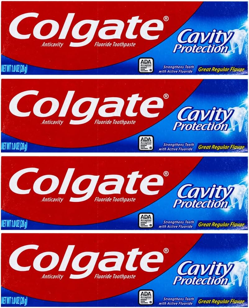 Amazon.com : Colgate Cavity Protection Regular Fluoride Toothpaste ...