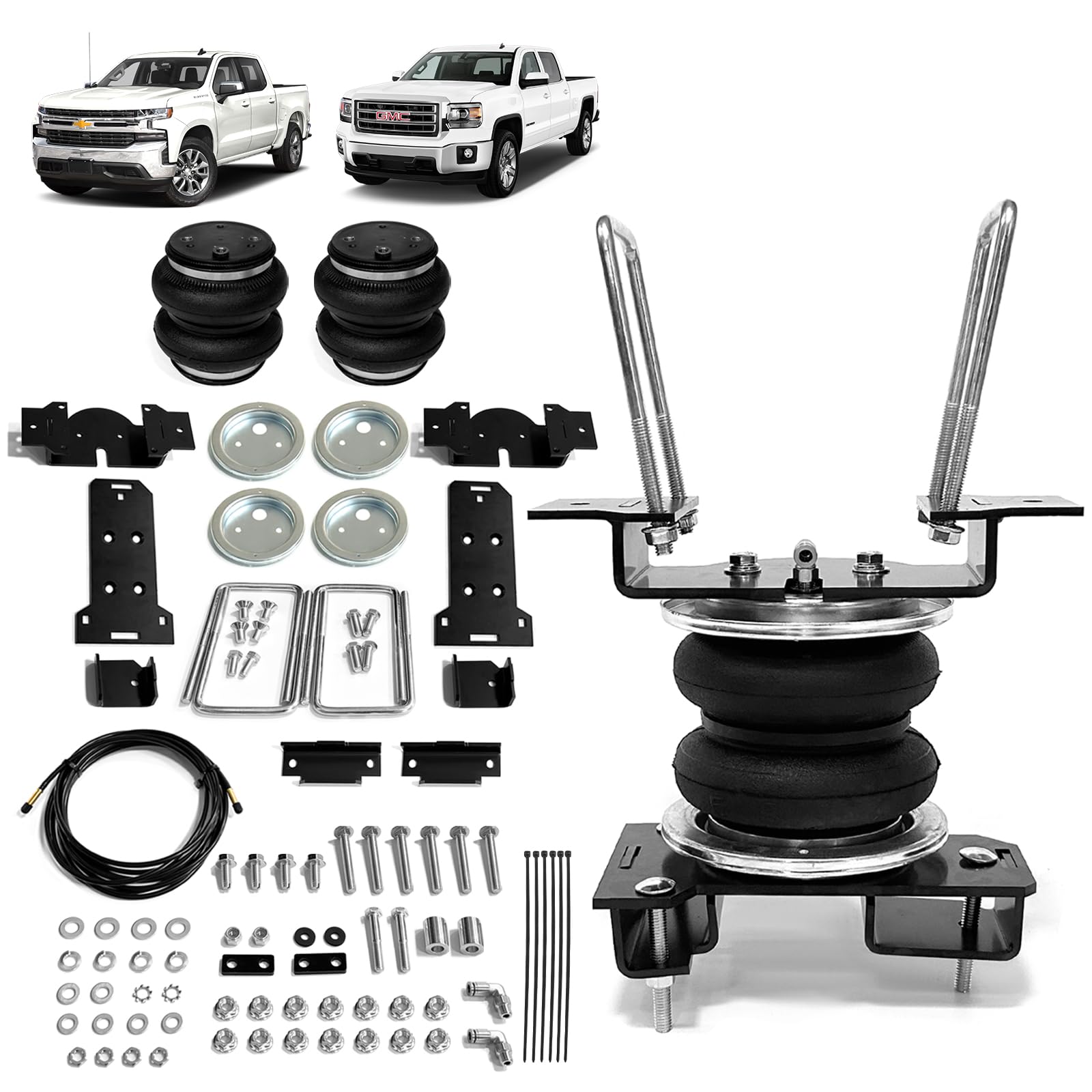 VIGOR Air Spring Bags Suspension Kit Compatible with 2019-2023 Chevy ...
