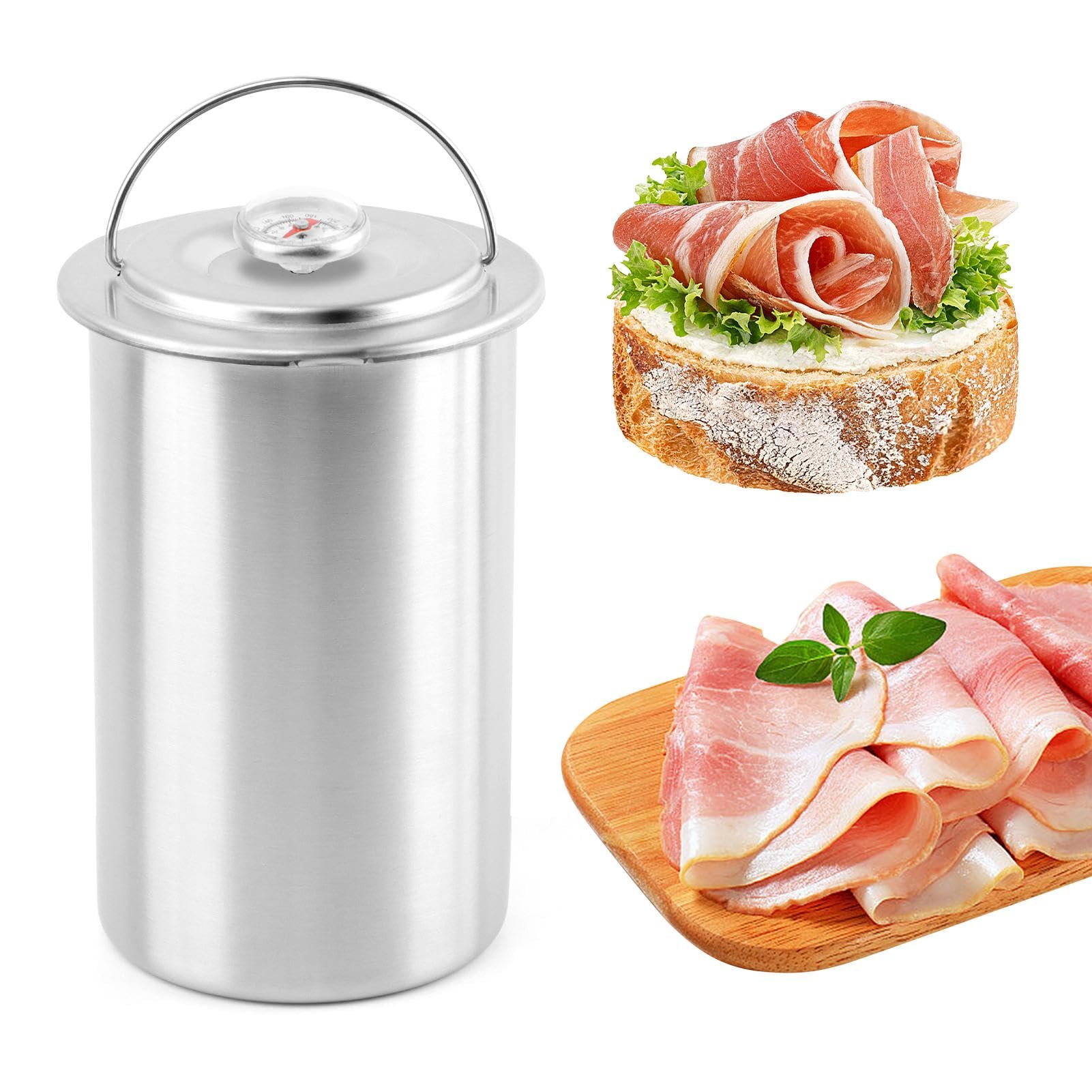 Amazon.com: Meat Press Mold for Deli Meats, Lunch Meat Press, Stainless ...