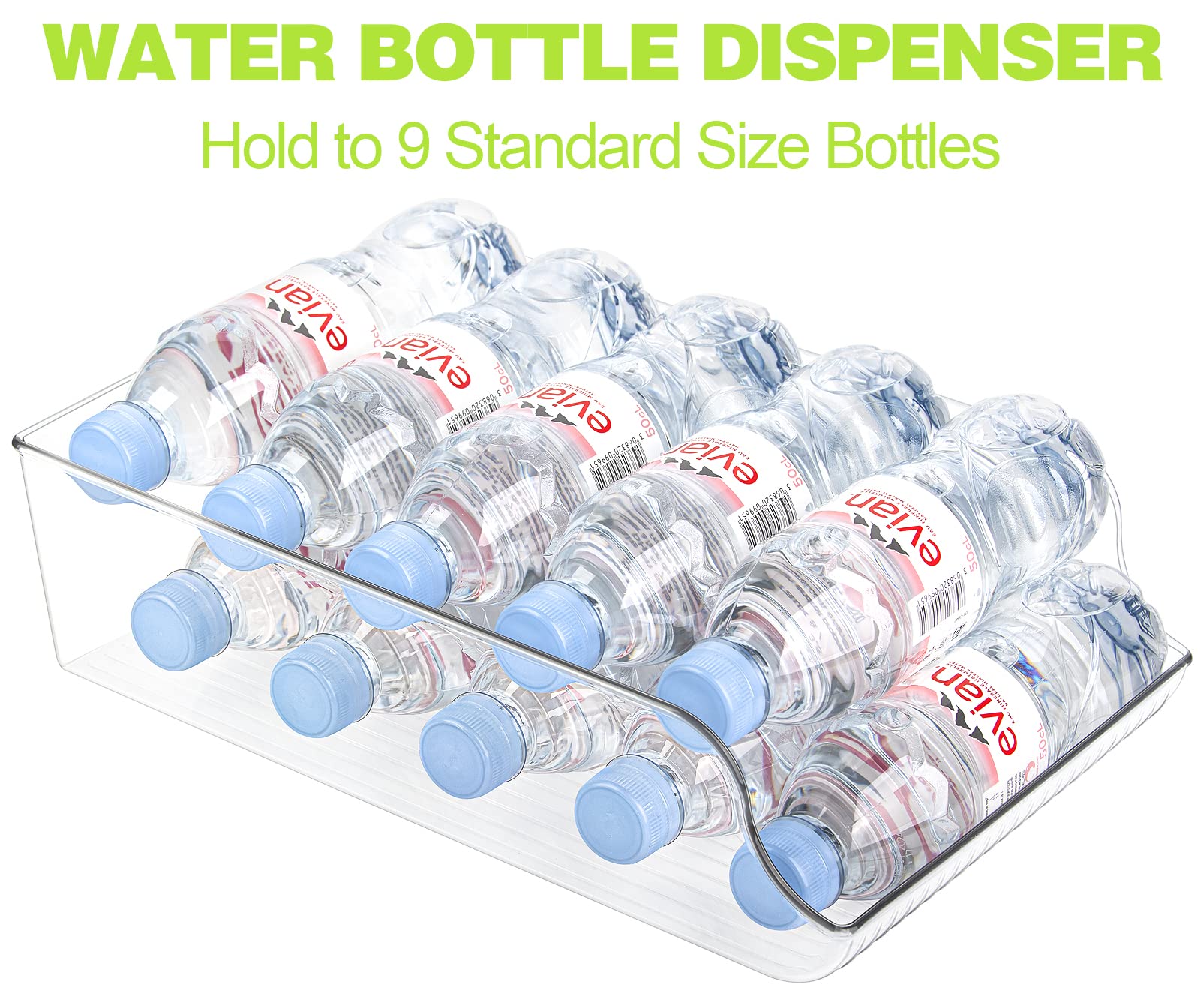 Snapklik.com : 4 Pack Refrigerator Organizer Bins, Soda Can Organizer ...
