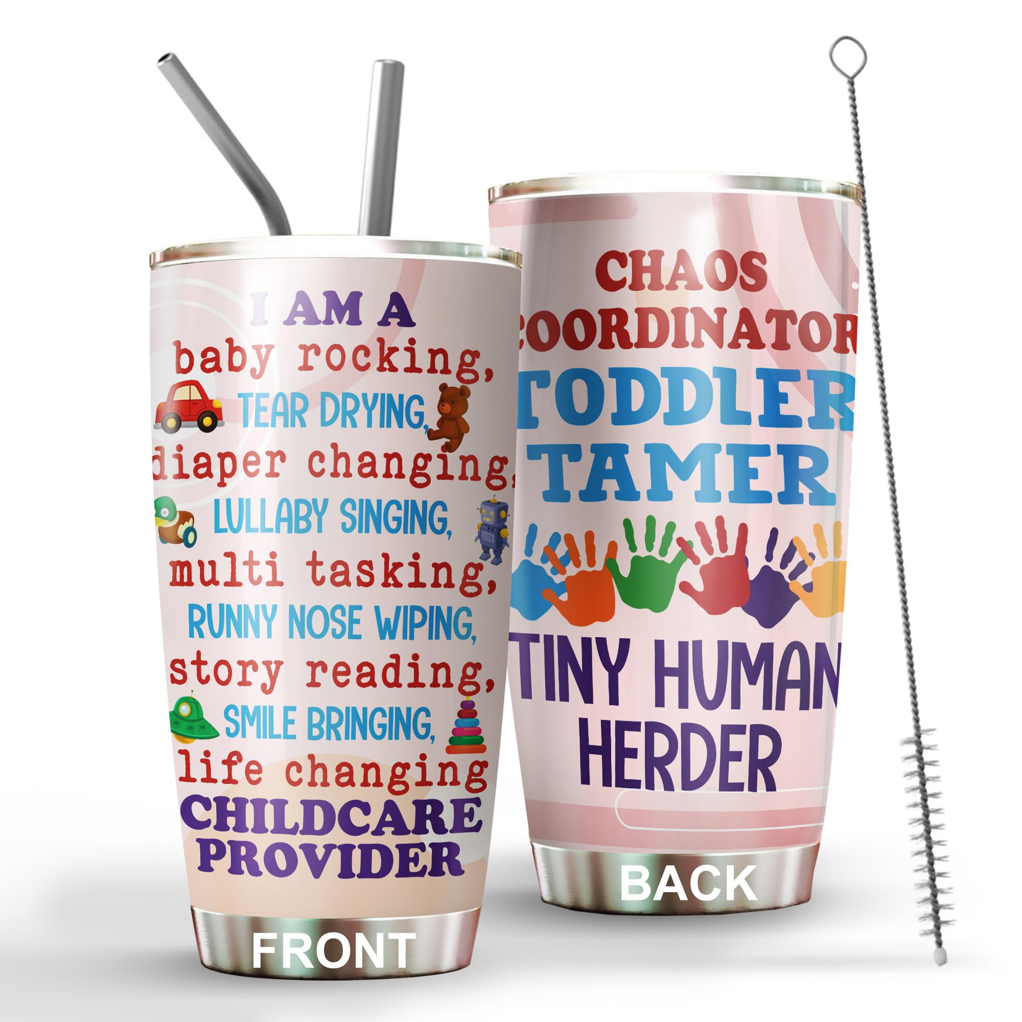Amazon.com | MEDROC Childcare Provider Tumbler Stainless Steel 20oz ...