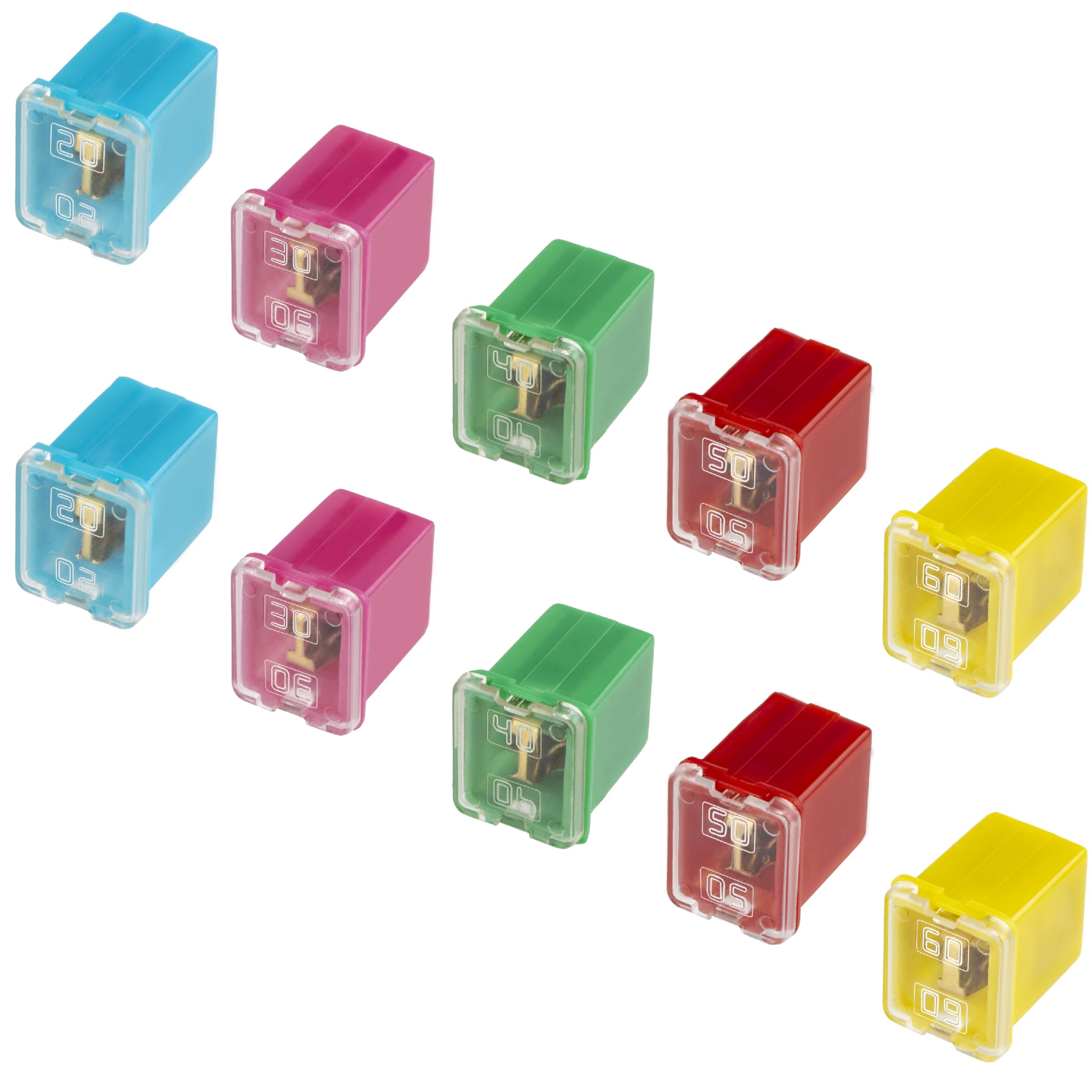 Amazon.com: BFXM 10 PCS Versatile Automotive Fuse Assortment Low ...