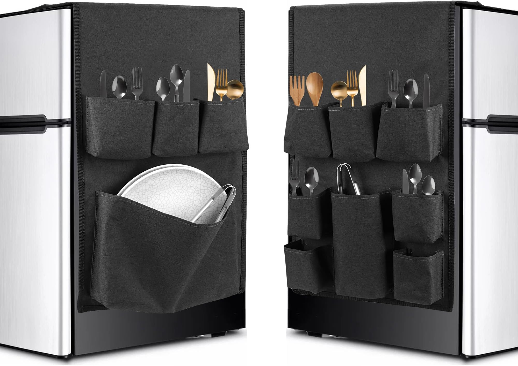 Amazon.com: Smart Design Mini Fridge Organizer with 12 Pockets ...