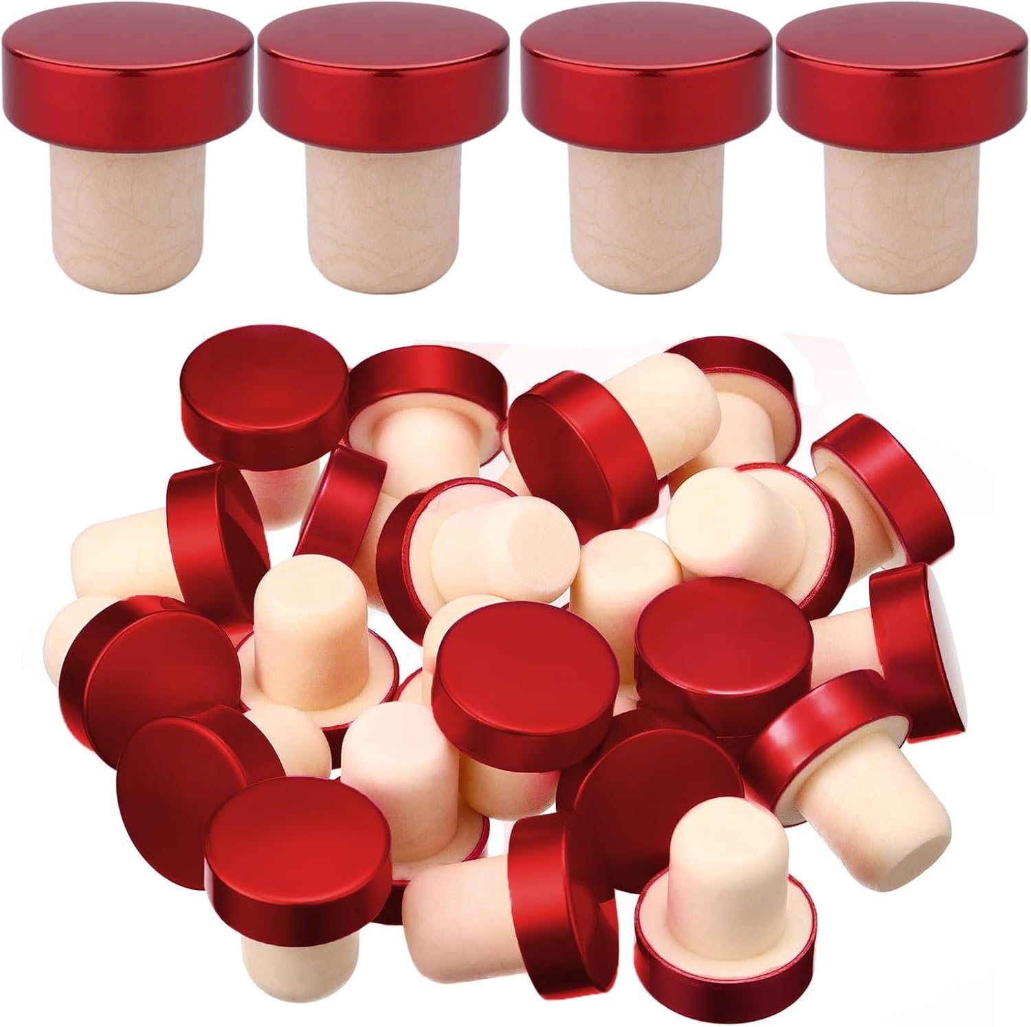 Amazon.com: GpahrrDnij 24PCS T Shaped Stopper Cork Wine Stopper Bottle ...