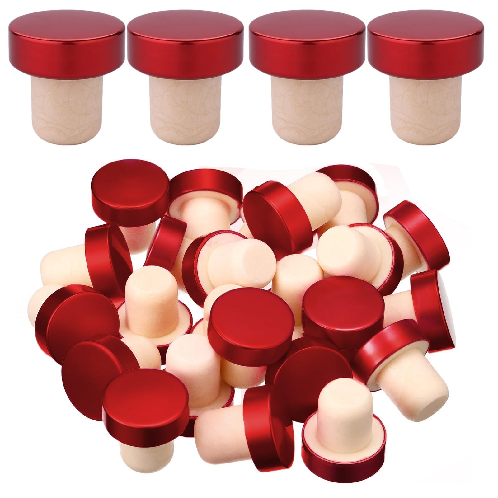 Amazon.com: GpahrrDnij 24PCS T Shaped Stopper Cork Wine Stopper Bottle ...