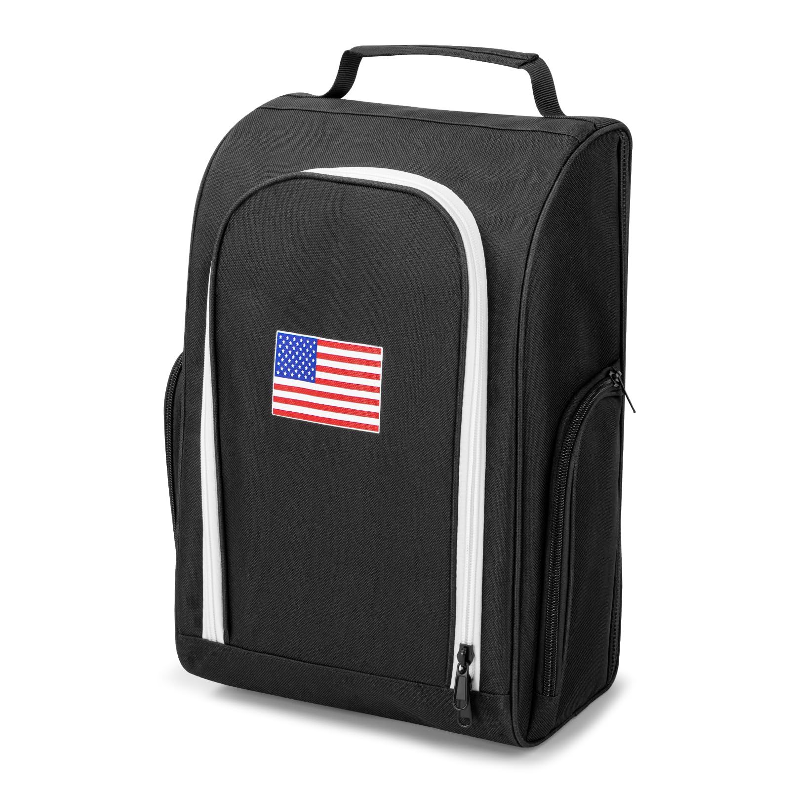 Amazon.com: Golf Shoe Bag, Zipper Sports Shoe Strap Bag with 3 Pocket ...