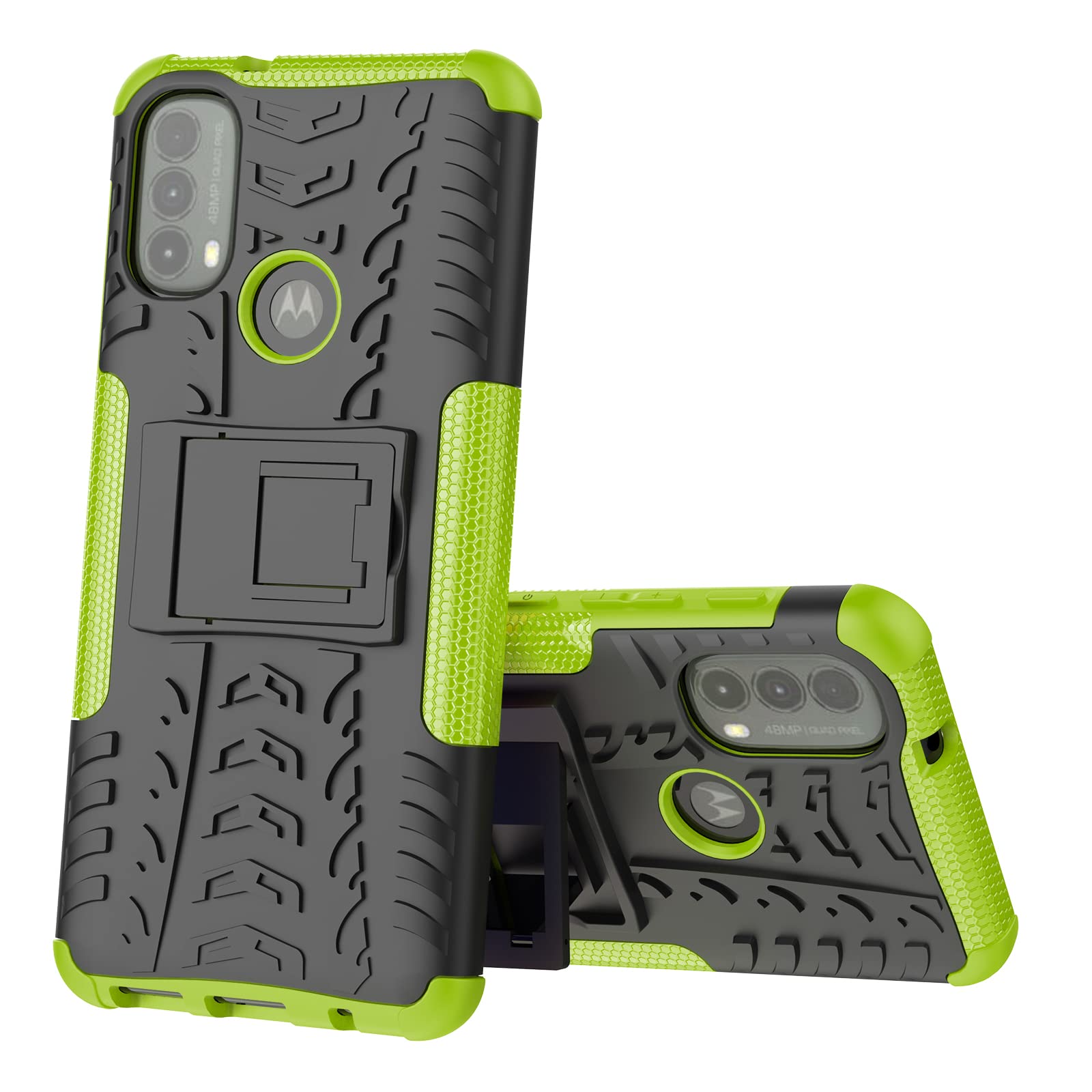 For Motorola G13 G23 G53 E13 E20 g32 E22 Case Armor Shockproof Stand ...