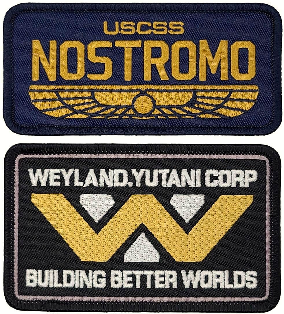 Amazon.com: Alien Movie Nostromo USCSS Crew Weyland Yutani Corp 2PC ...