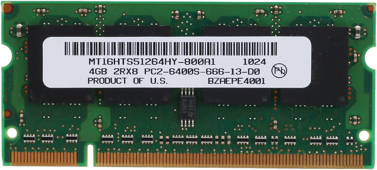 Besuso 4 GB DDR2 Ram 800 MHz PC2 6400 SODIMM 2RX8 200 para memoria AMD ...