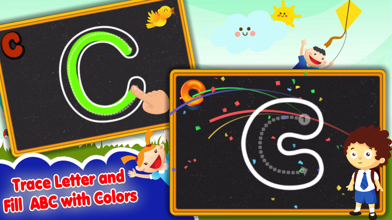 ABC 123 Tracing for Toddlers - Learn Alphabet letters and Numbers ...
