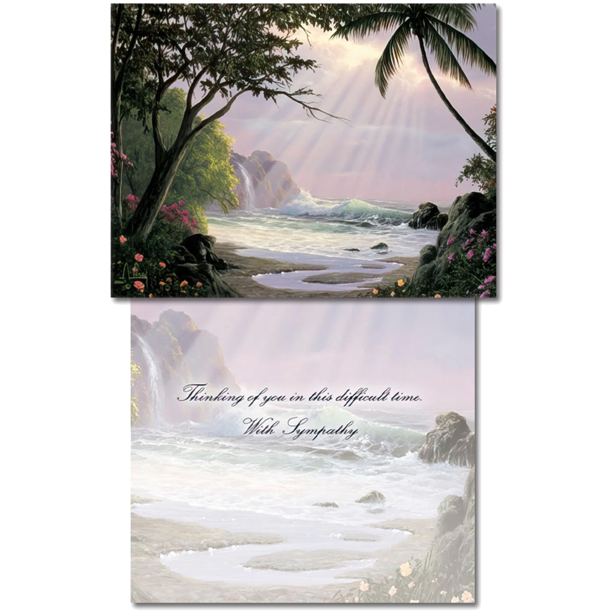 Sympathy Cards With Envelopes Leanin' Tree Sympathy Cards - 12 Bulk ...