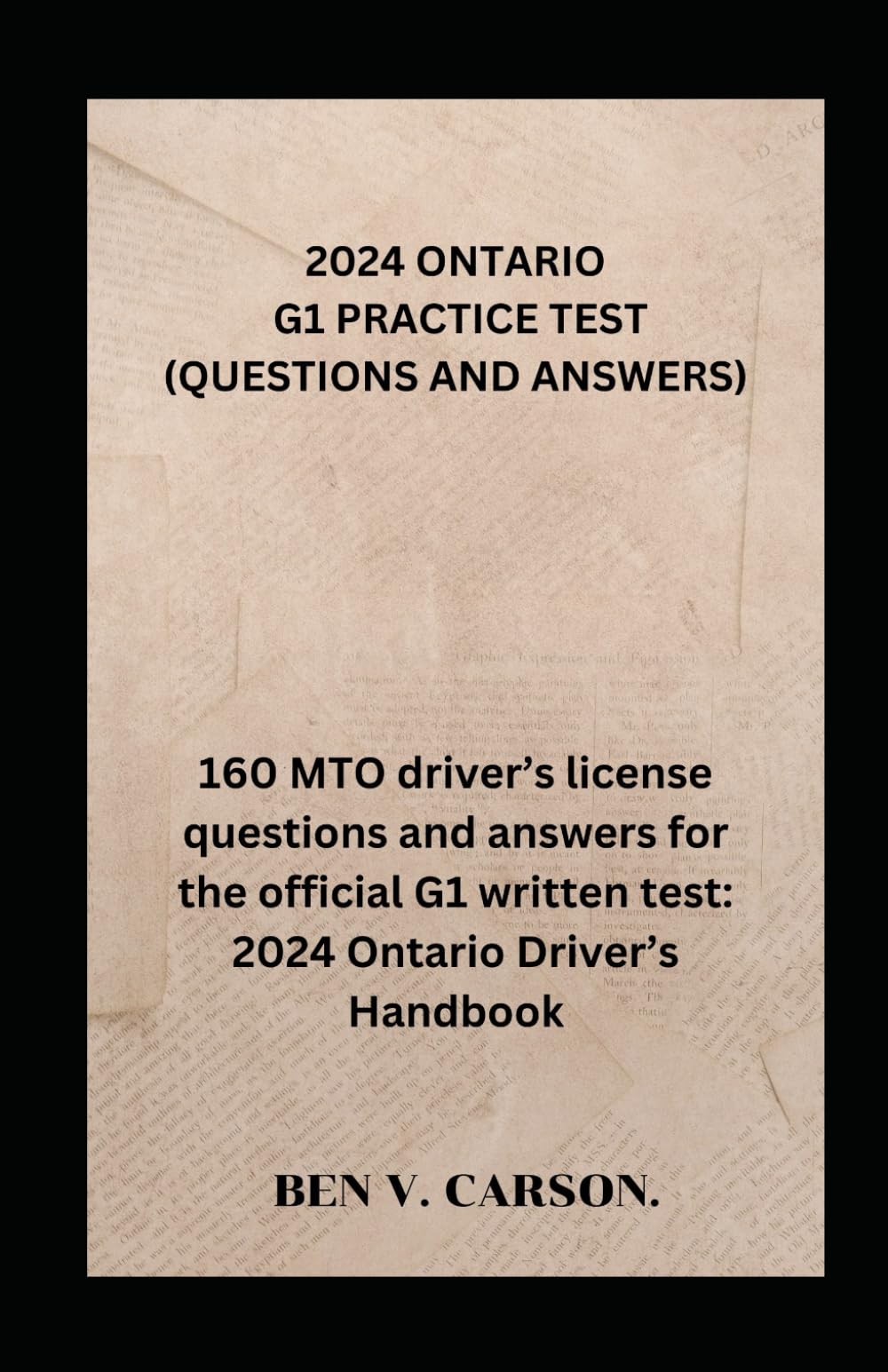 2024 ONTARIO G1 PRACTICE TEST (QUESTIONS AND ANSWERS): 160 MTO driver’s ...