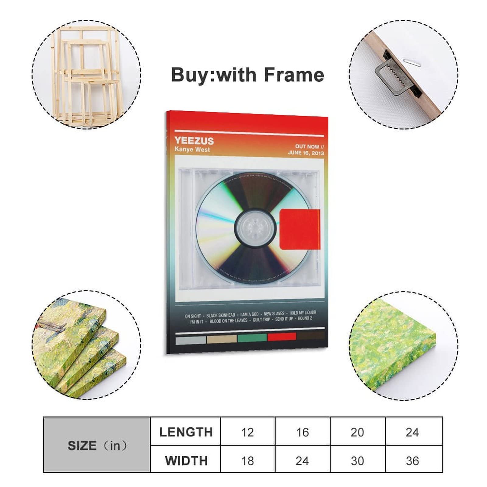 Yeezus Please Add Graffiti Poster