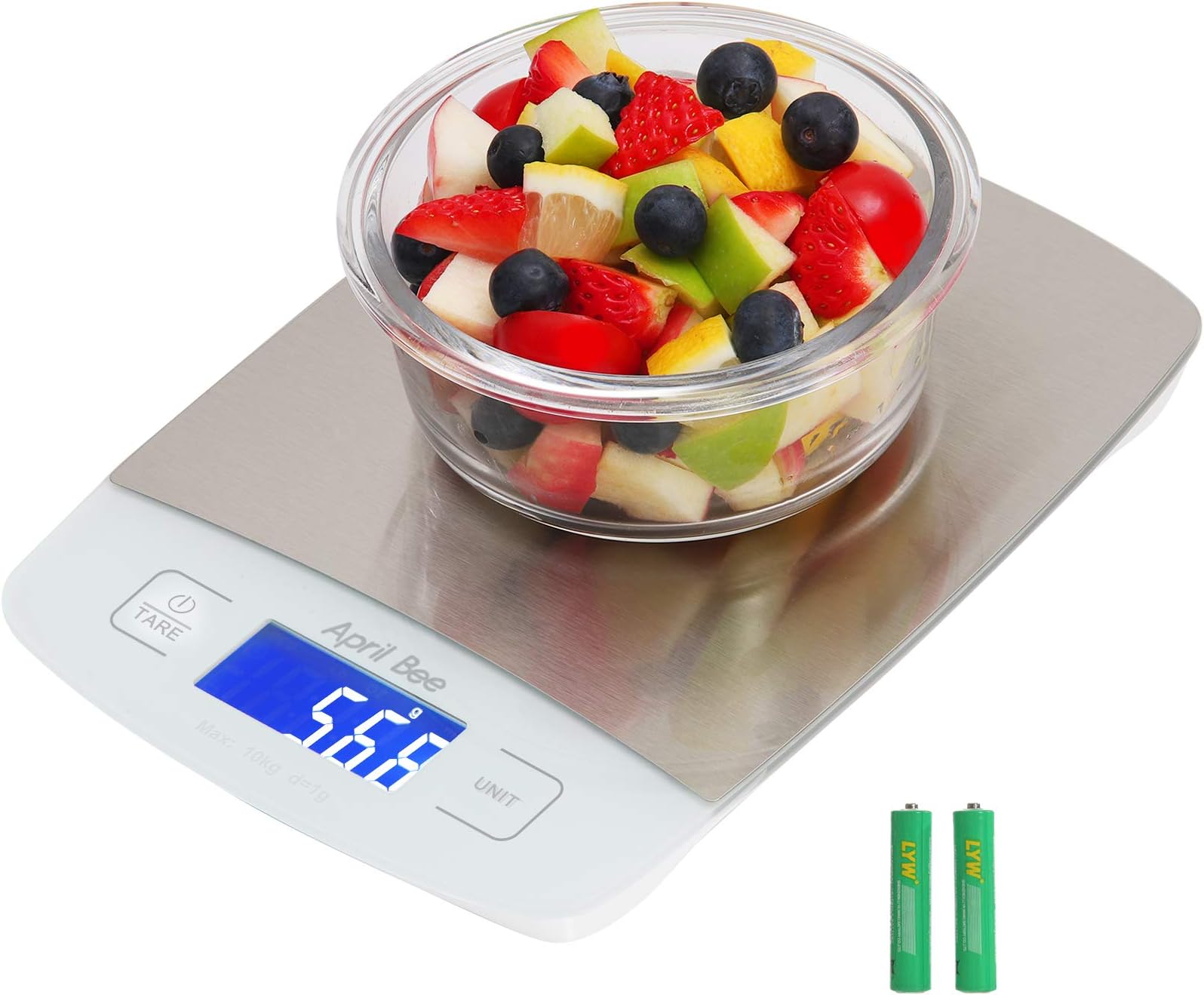 Soehnle 61505 Page Comfort 400 Kitchen Scale, Digital Food Scale with ...