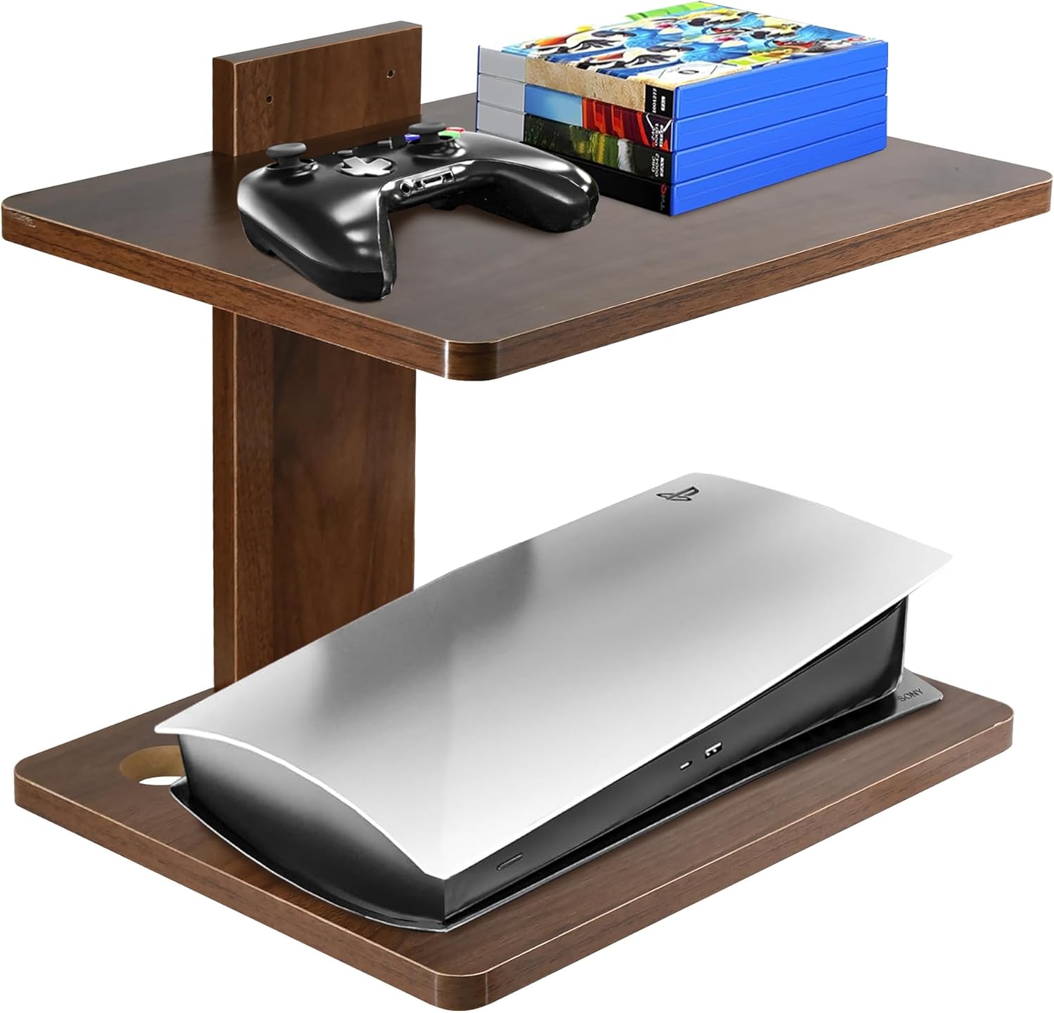 Amazon.com: Nakeluiie Floating Projector Shelf for Wall, Floating ...