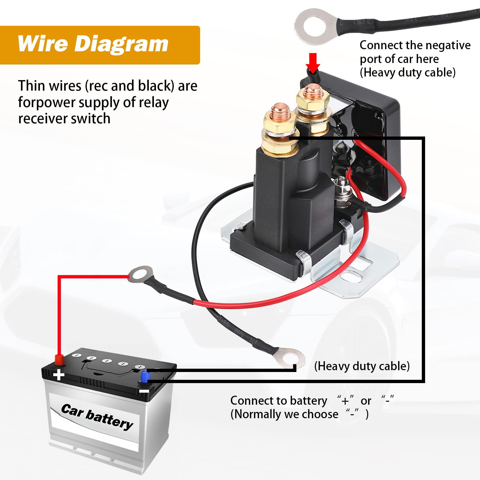 Snapklik.com : 500A Starting 200A Rated High Current Battery Disconnect ...