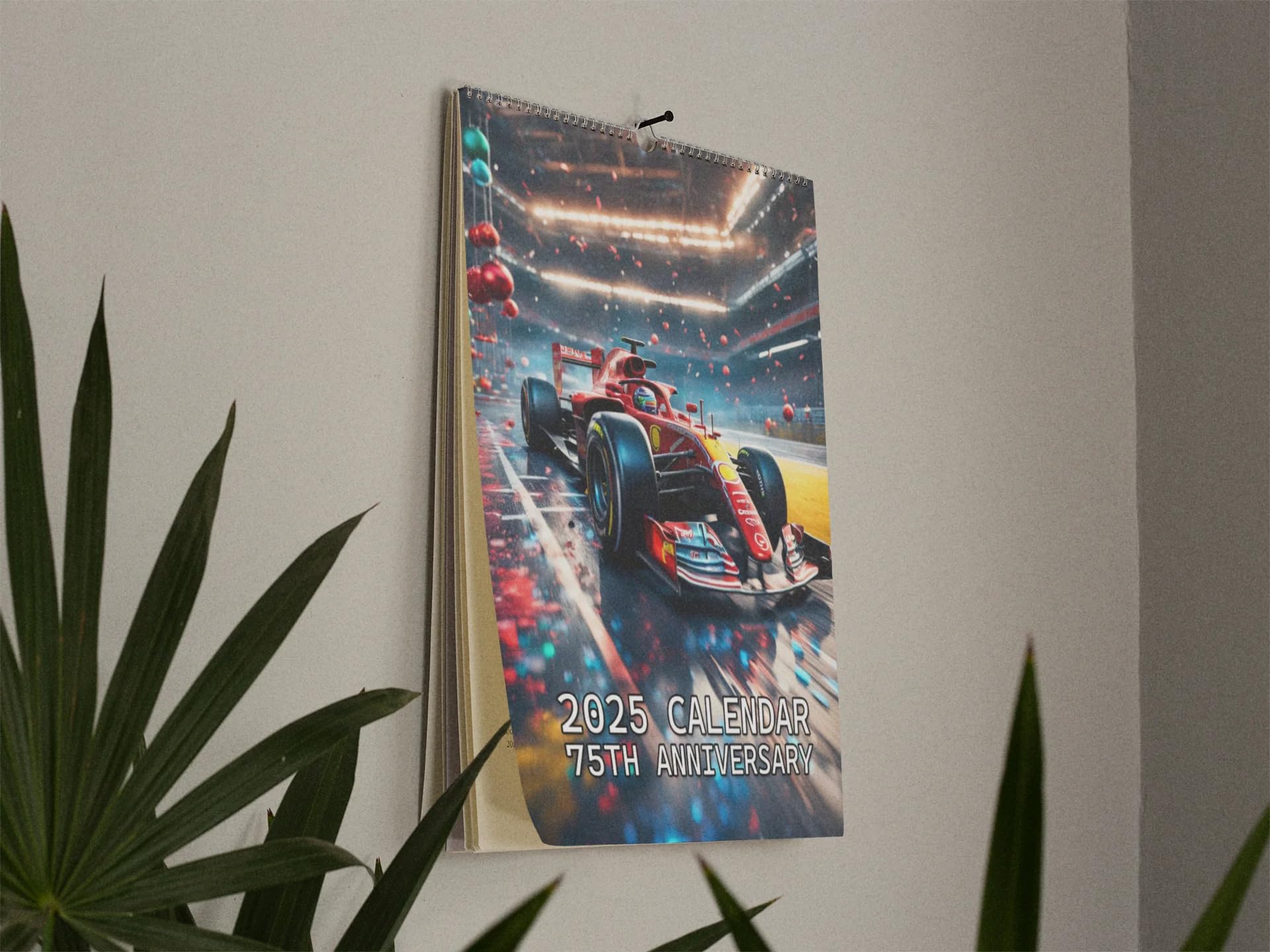 Buy 2025 Wall , 75th Anniversary, A4 Size, Formula Racing Theme Online ...