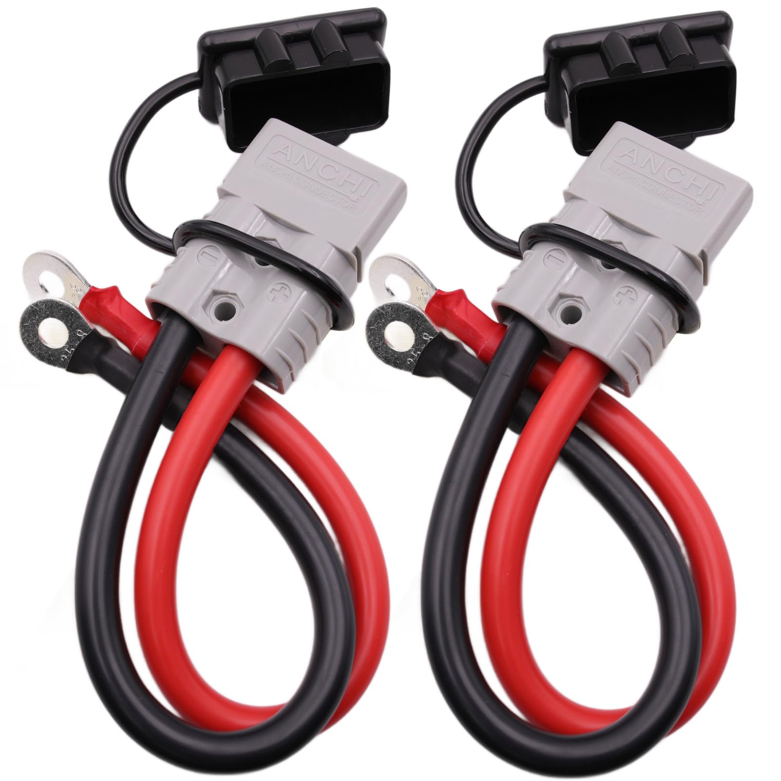 Amazon.com: ANDCHIER 30cm 120A 4AWG 4 Guage Cable Connector for ...