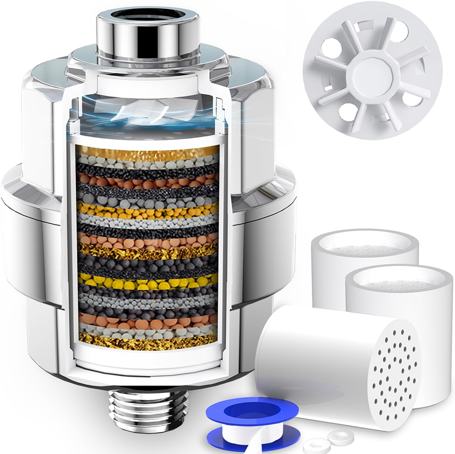 AQUACREST AQ-4125 Shower Filter Replacement Cartridge for Aquasana® AQ ...