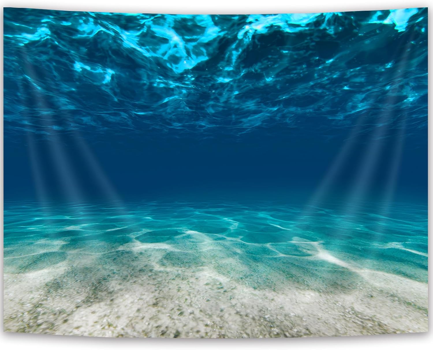 Amazon.com: Ocean Decor Wall Tapestry, Tropical Deep Sea Gravelly ...