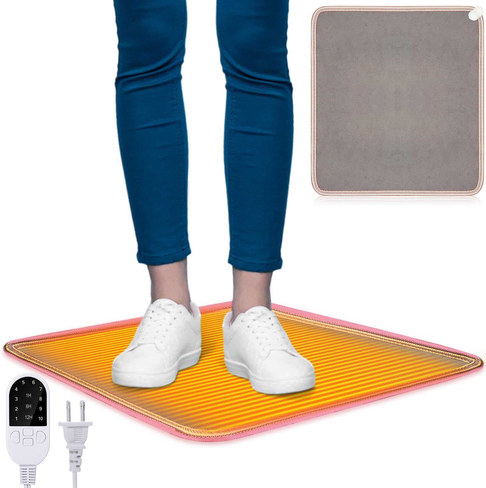 Amazon.com: Cozy Products Electric Foot Warmer, Large and Portable ...