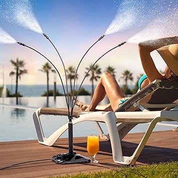 Amazon.com: Standing Misters for Outside Patio: Portable Misting System ...