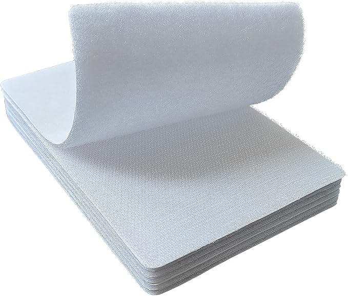 Amazon.com: ZESION 4x6 inch Hook and Loop Strips with Adhesive, Nylon ...