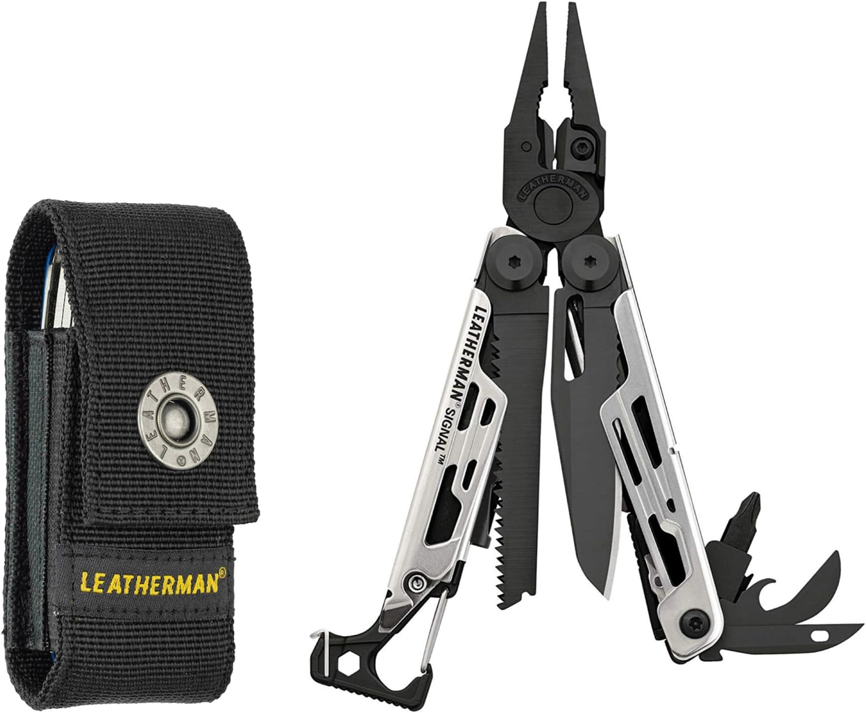 Leatherman - Charge ALX Multitool, Stainless Steel with Leather Sheath ...
