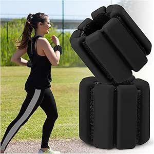 Amazon.com: Wrist Band Ankle Weights, Silicone Breathable Weighted ...