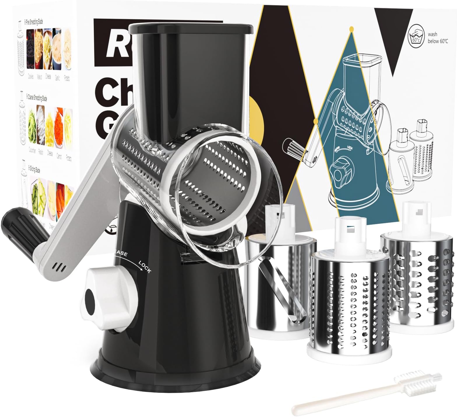 Amazon.com: Electric Cheese Grater 550W Commercial Electric Cheese ...